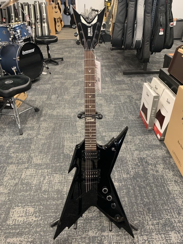 Used Dean Dimebag Razorback V Gloss Black w/ Hardtail - Willis Music
